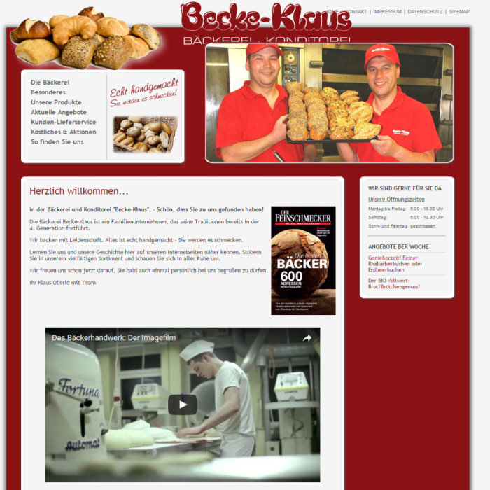 Bäckerei Becke Klaus Sasbachwalden › NetMotion Internet-Services Bäckerei Becke Klaus Sasbachwalden › NetMotion Internet-Services